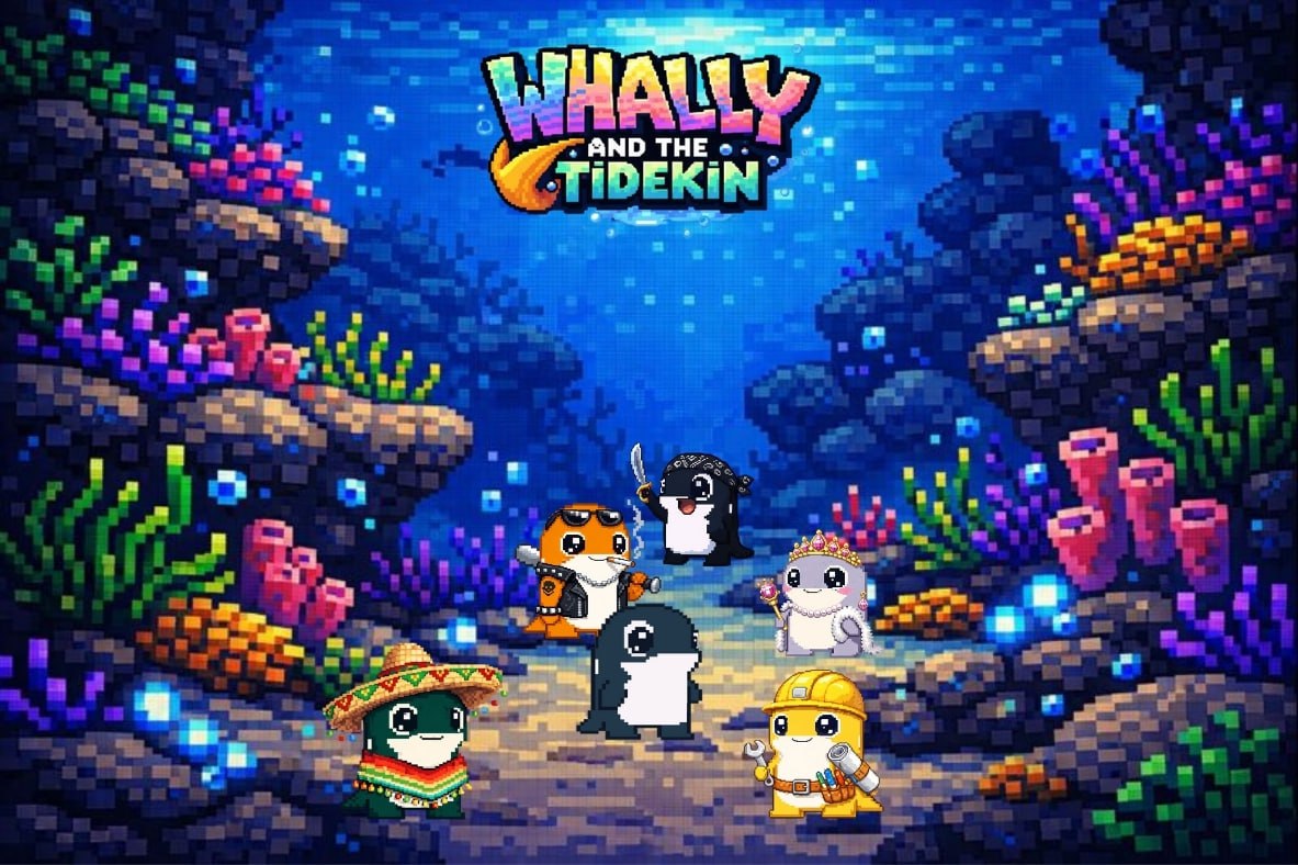 WHALLY - The Pixel Whale on Solana